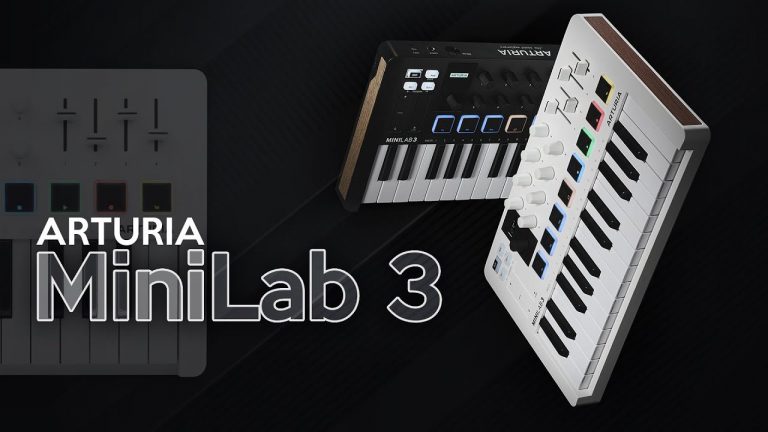 Arturia MiniLab 3 (màu trắng & đen) | Giá bán thấp nhất
